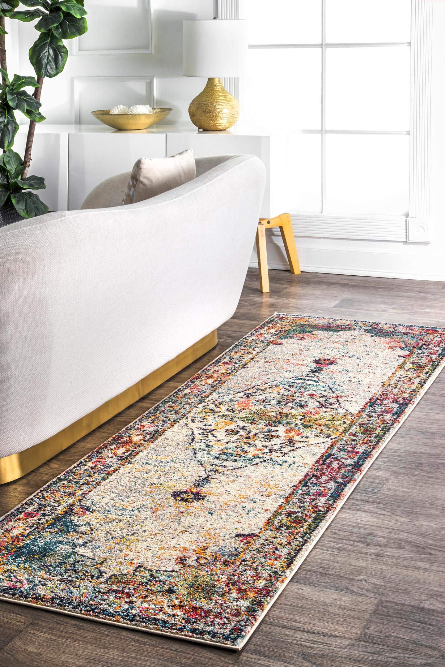 nuLOOM Vintage Medallion Veronica Area Rug, 7x9, Blue