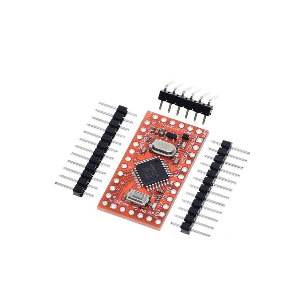 Pro Mini P/Atmega168PA-AU Pro Mini 328 Mini 3.3V 8MHz 5V 16Mhz for Compatible Nano CP2102 FT232RL,Pro Mini 328P 5V Red