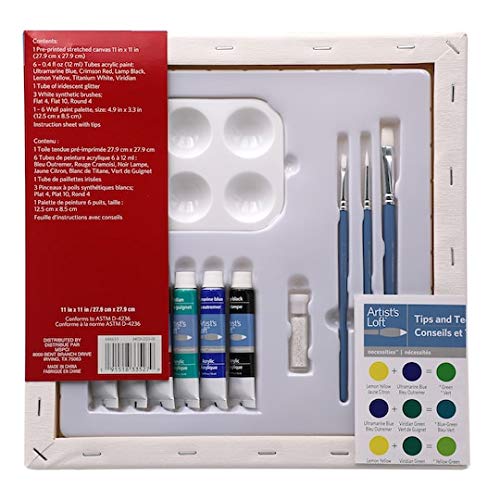 Penguin Canvas Painting Kit