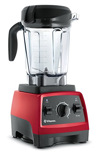 Vitamix Red 7500 Blender + Blade Scraper Accessory