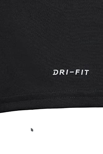Nike Men's Legend 2.0 Short Sleeve Tee, Black/Black/Matte Silver, Large