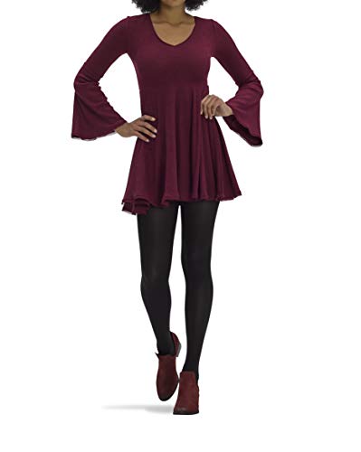 No nonsense Women's Super Opaque Control-Top Tights, Black, Small