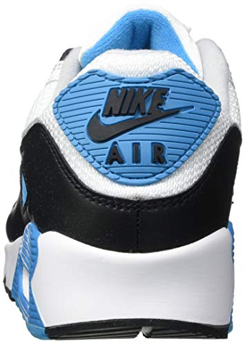 Nike Men's race running shoes, White Black Grey Fog Laser Blue, 9