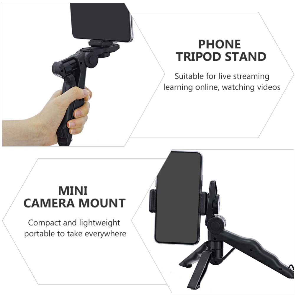 SOLUSTRE Camera Tripod Camera Tripod Action Camera Tripods Mini Desktop Tripods for Camera Mini Tripod Stands Holders for Mobile Cell Phone Camera Desk Travel Tripod Travel Tripod