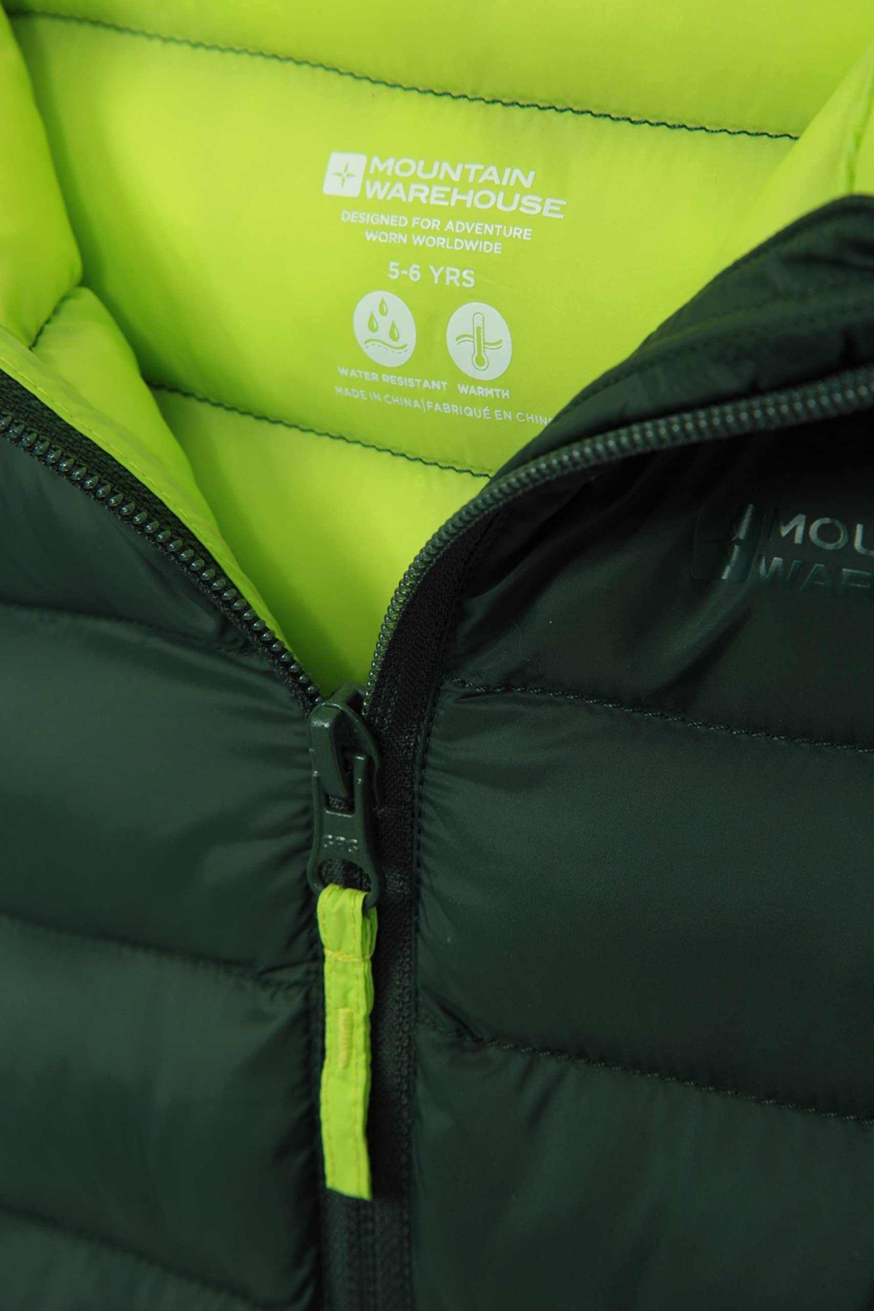 Mountain Warehouse Seasons Kids Padded Puffer Jacket - Boys & Girls Khaki 9-10 Years