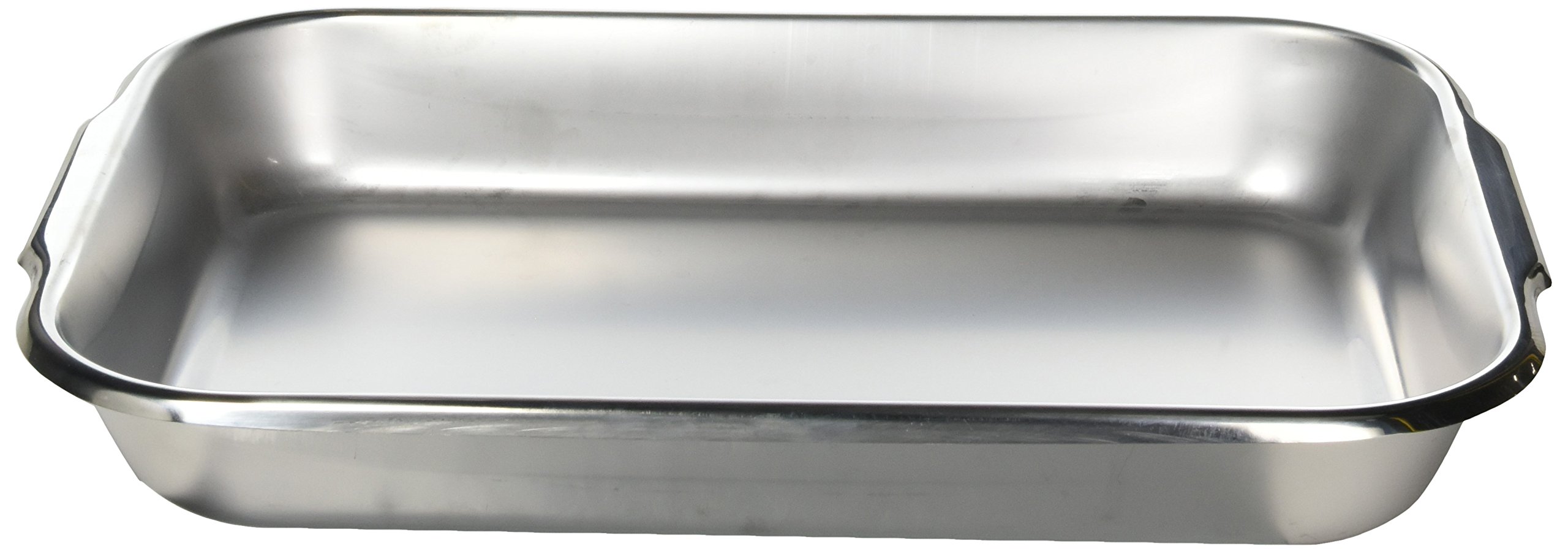 Vollrath 61230 3.5 Qt Bake and Roast Pan, Stainless Steel, 14-7/8 x 10-1/4 x 2-inch, Silver