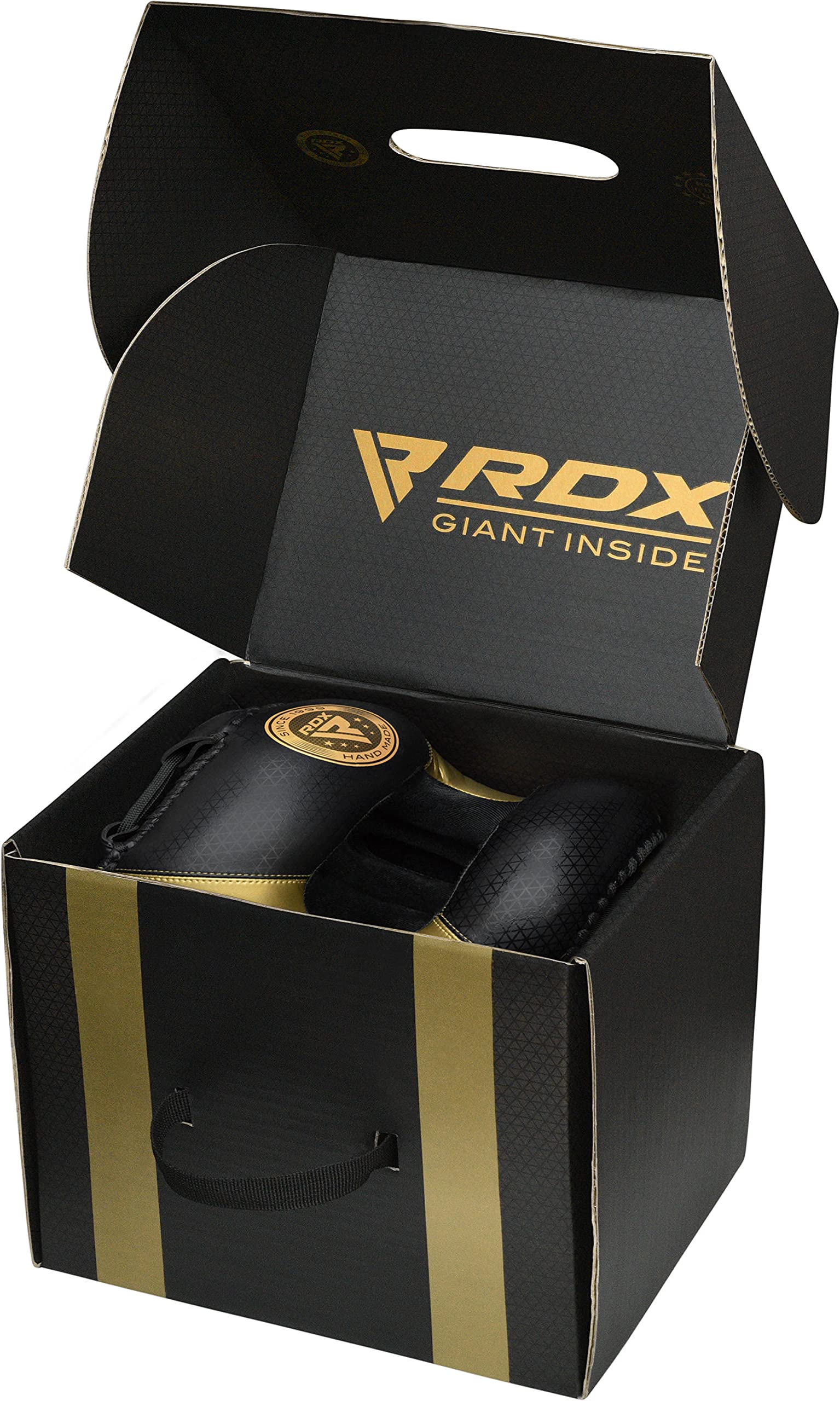 RDX Headgear for Boxing and MMA Training, Maya Hide Leather Kickboxing Martial Arts Grappling Taekwondo Sparring Helmet Head Wear