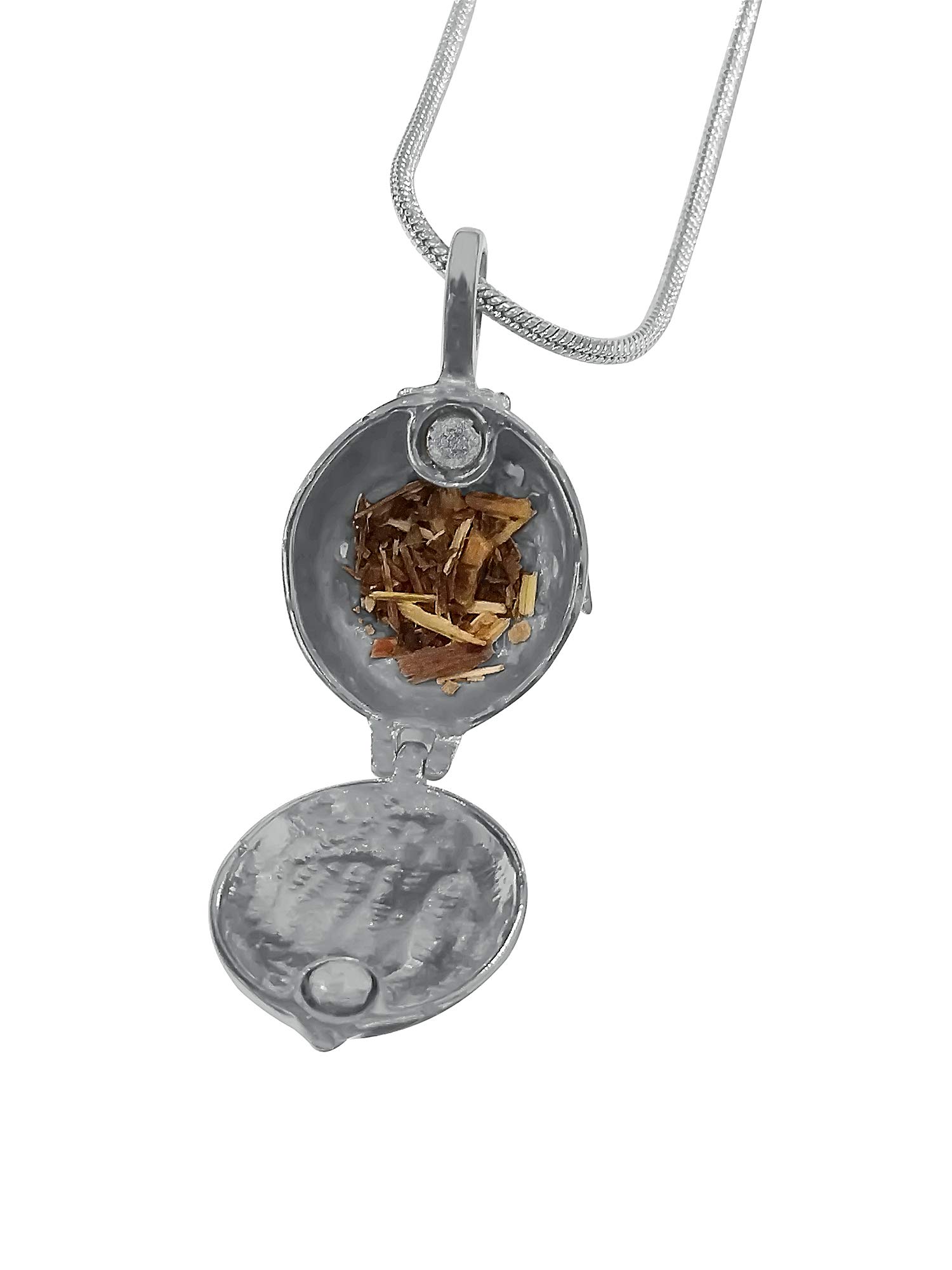 Niche-Finds Vervain Necklace Locket FILLED WITH REAL VERVAIN Verbana