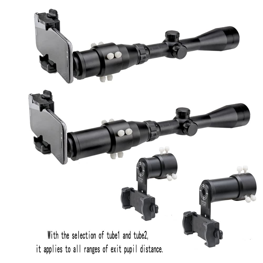 starboosa Rifle Scope Mount Camera Adapter - Smartphone Camera Adapter for Hunting & Birding - Outdoor Shooting