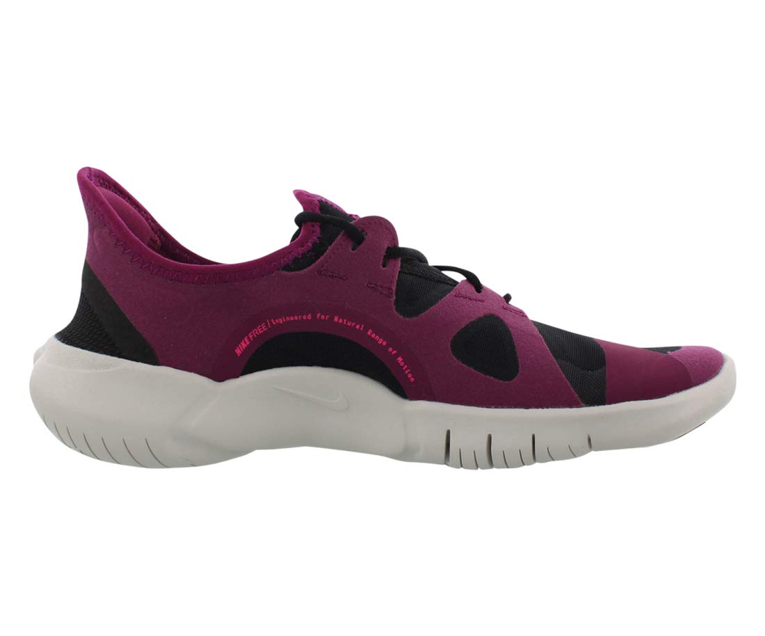 Nike Free RN 5.0 Women's Running Shoe Black/Pink Blast-True Berry Size 10