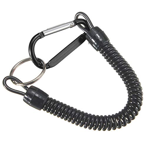rope 1PC Fishing Lanyards Boating Ropes with Camping Carabiner Secure Lock Tools Hardware Secure Lanyards Lock Rope Tool Accessories Rugged rope commonly used in life (Color : Only rope)
