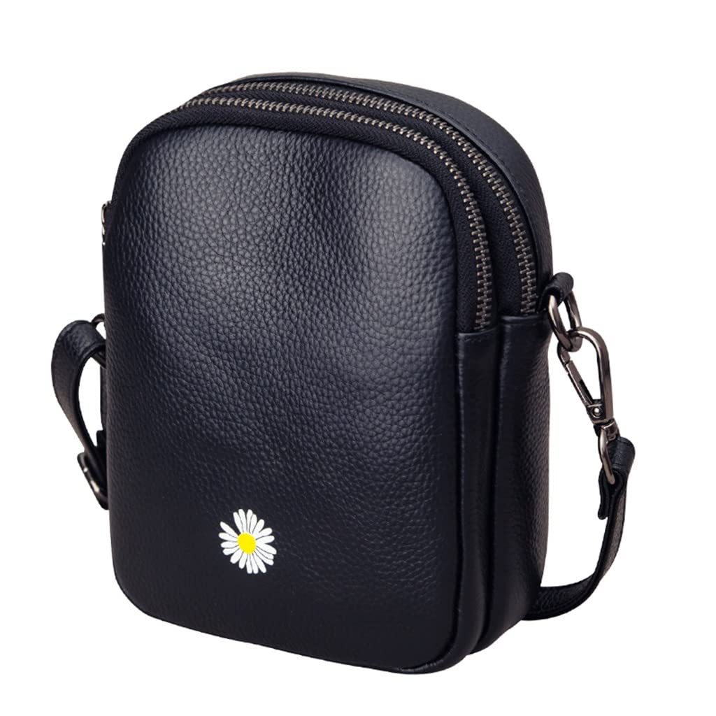 WYFDP Leather Vertical Women's Bag Small Bag Women's Messenger Summer Mini Mobile Phone Bag Women's Shoulder Bag (Color : D, Size : 1ps)
