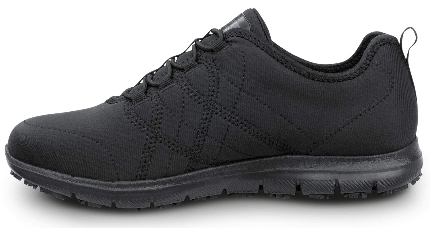 Skechers Alex Women's Black Soft Toe Slip Resistant Athletic Athletic (6.0 M)
