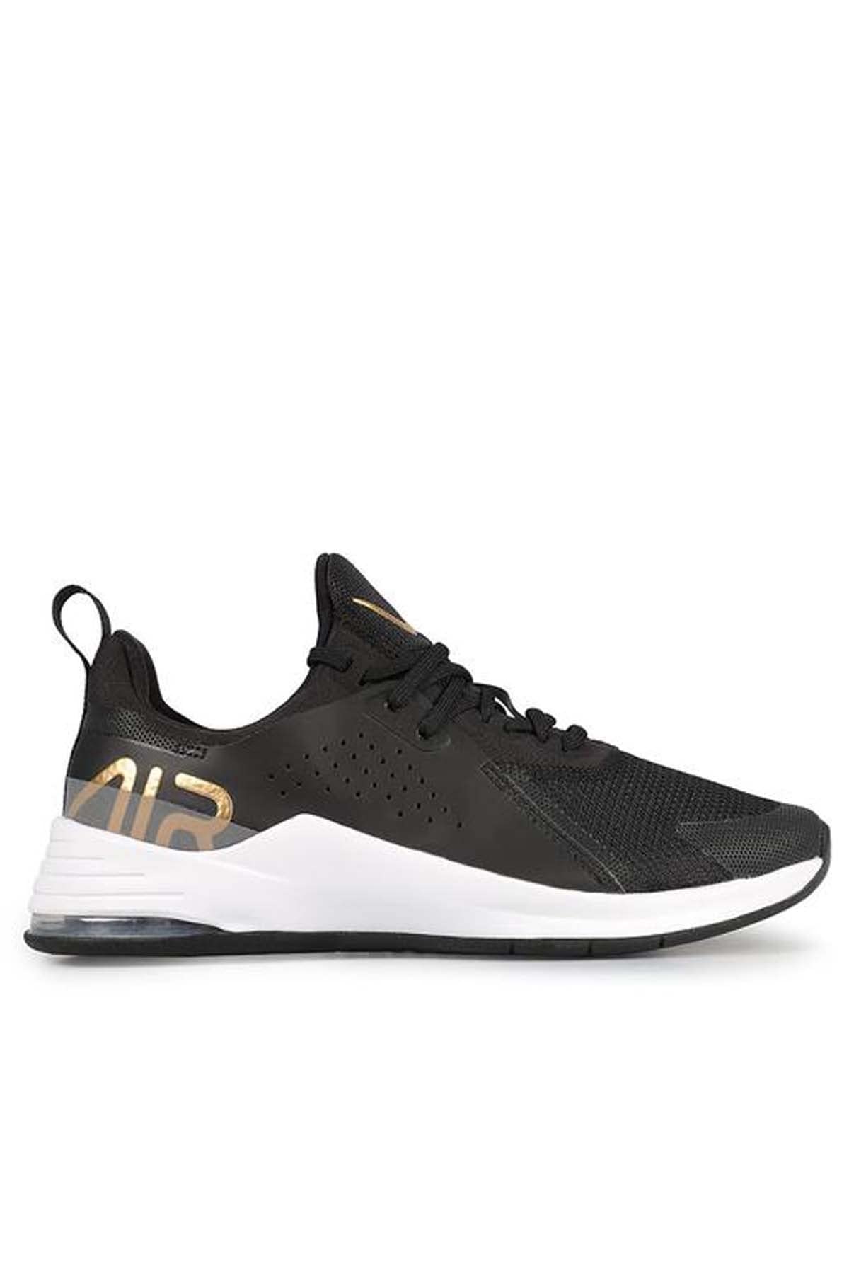 Nike Women's Air Max Bella Tr 3 Sneaker, Black/Metallic Gold-flat Pewter-white, 5.5