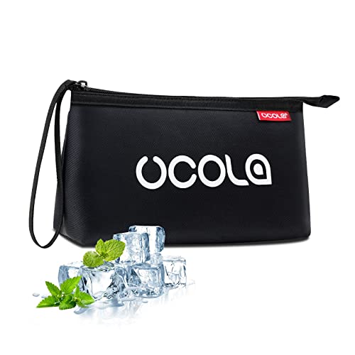 UCOLA Small Insulated Bag Freezable Snack Bag Small Cooler Bag Snack Bag Small Insulated Bag Sandwich Bag Frozen Lunch Bag, Freezable Snack Bag for Work Trips, Mini Lunch Bag Suitable for Yogurt.