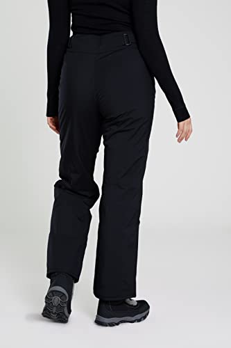 Mountain Warehouse Isola Womens Extreme Ski Pant - Winter Snow Pants Black 8