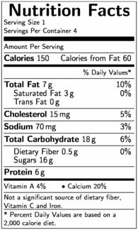 Noosa 4 Ounce Vanilla Yoghurt, 4 count per pack - 6 per case.