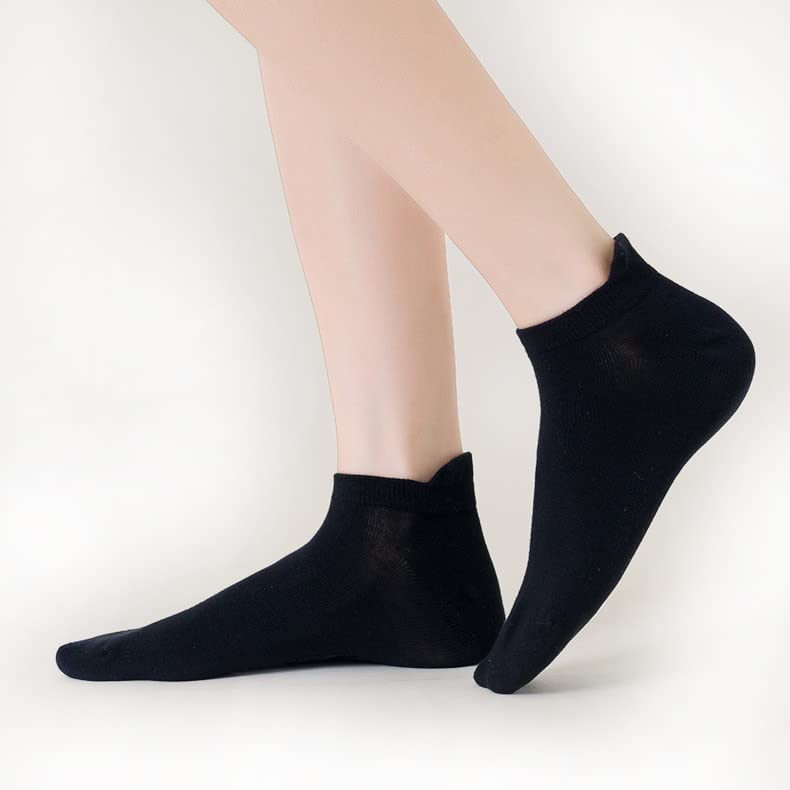 Womens Ankle Socks Soft Pure Cotton Low Cut Athletic Casual Mutil Color No Show Socks for Women 4 Pack Purple
