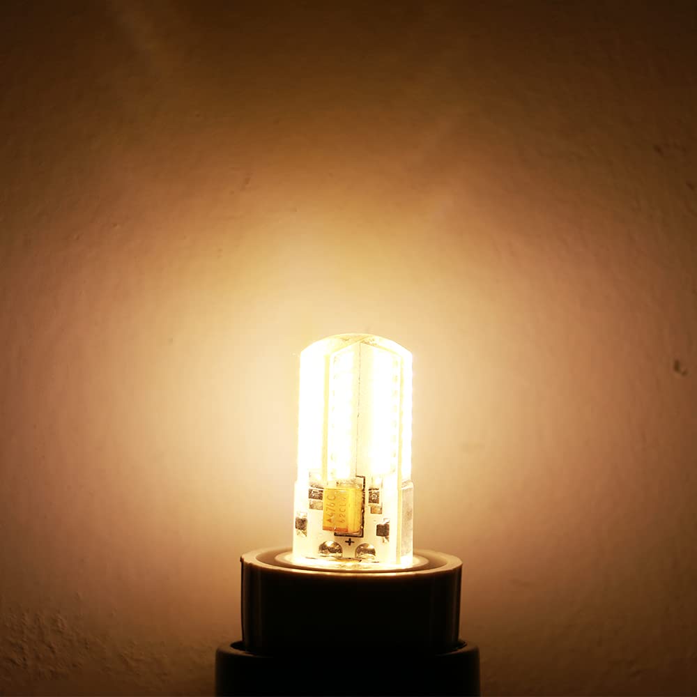 SSLC G4 LED Bulbs, AC/DC 12V 4W JC G4 Bi Pin Bulb, 40W Halogen Bulb Replacement,10 Pack