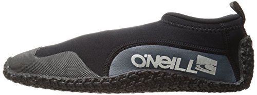 O'Neill Wetsuits Men's Reactor Reef Boot, Black/Coal, 9