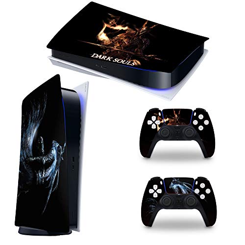 Stolen Souls - PS5 Standard Edition Skin Console and 2 Controller, Vinyl Decal Sticker Full Cover Protective