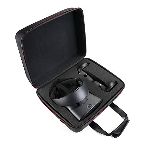 Portable Hard Carrying case for Oculus Rift S PC-Powered VR Gaming Headset and Controllers Protective Storage Box with Accessories(Black)