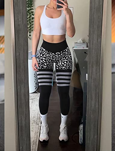 Tylarcer Workout Leggings for Women Seamless Scrunch High Waisted Butt Lifting Tights Tummy Control Yoga Pants