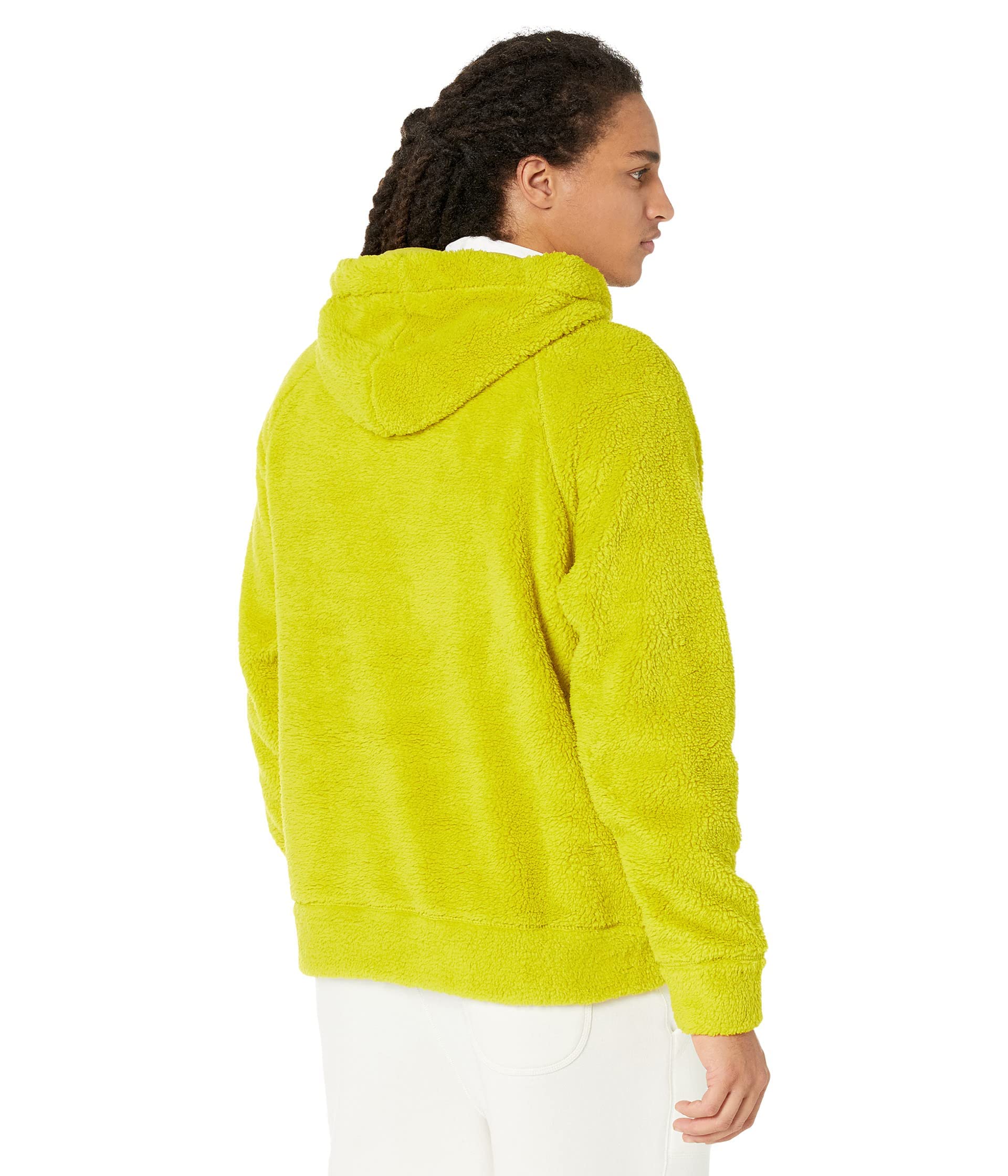 UGG Men's Dannen Sherpa Hoodie Sweatshirt, Miso, Medium