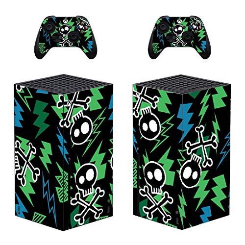 Protective Vinyl Skin Decal Cover for X-box-Series-X Console Wrap Sticker Skins with Two Free Wireless Controller Decals Paysage Color (only fit X-box-Series-X )