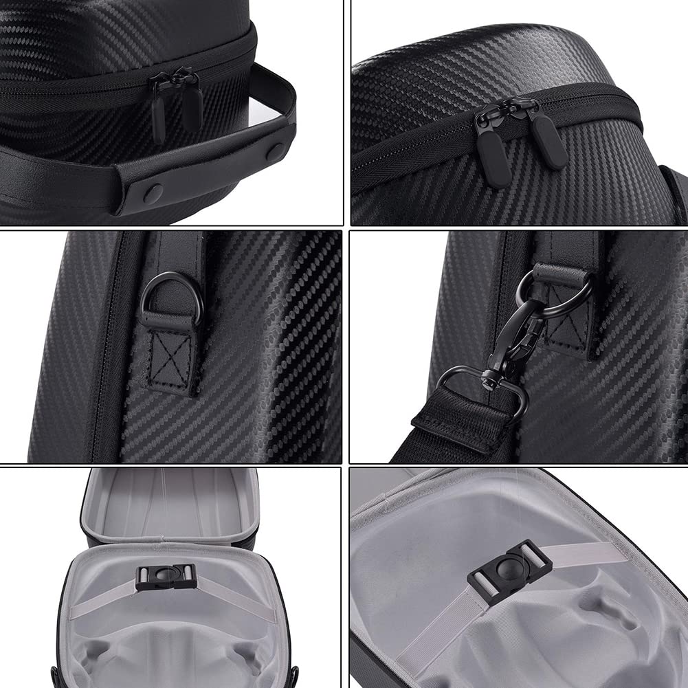 VR2 Storage Bag, PS VR2 Bag, VR2 Storage Protective Case, For PS VR2 Storage Bag, Large Capacity, Small Items, Lightweight, Waterproof, Hard, Easy to Carry, Shockproof, Dustproof, Water Resistant, Stain Resistant, EVA + PU Material, PS VR2 Accessories, bl