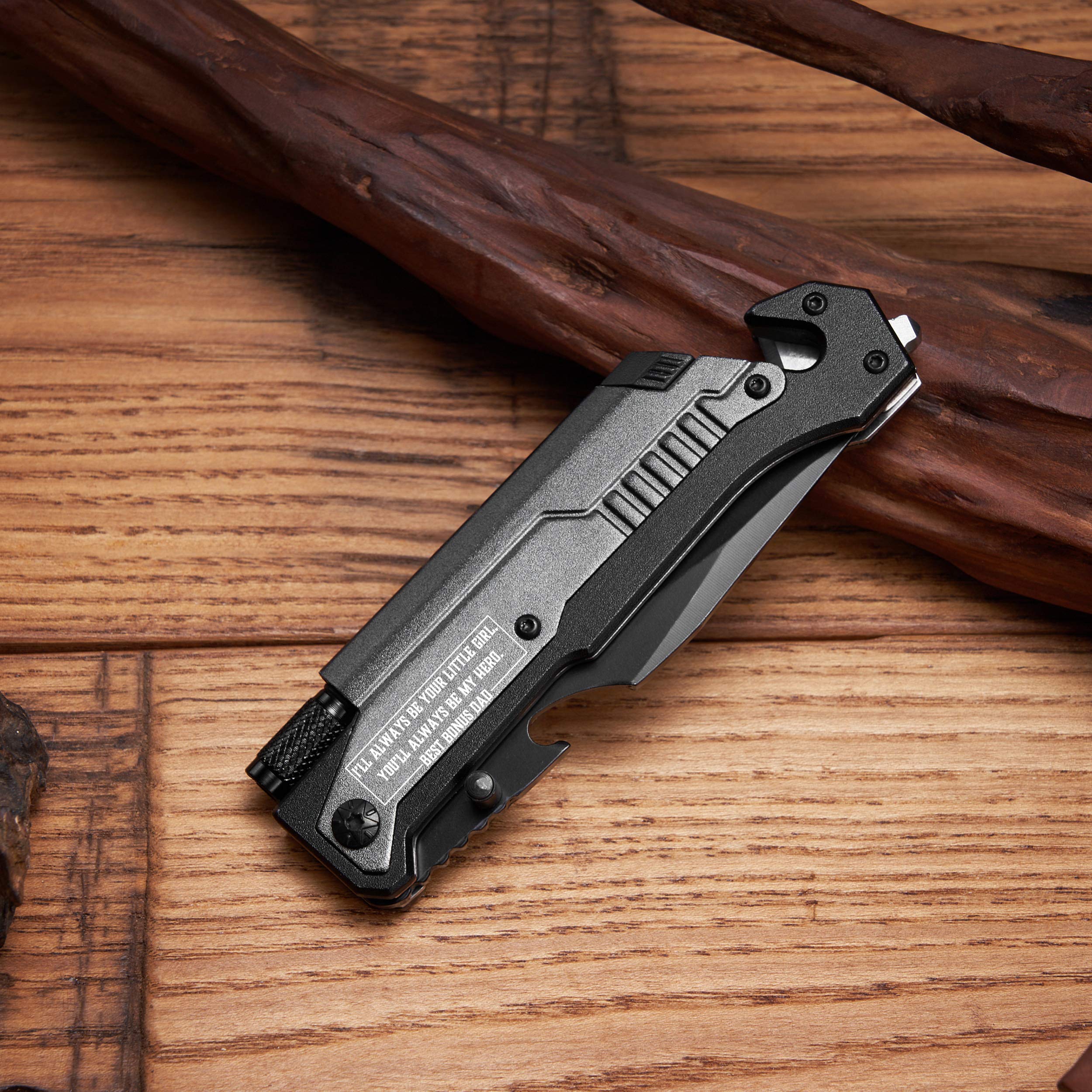 Personalized Engraved Knife for Dad from Daughter - for Fathers Day Birthday Christmas Thanksgiving - Men Folding Pocket Knives