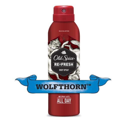 Old Spice Wild Collection Wolfthorn Men's Body Spray 3.75 Ounce