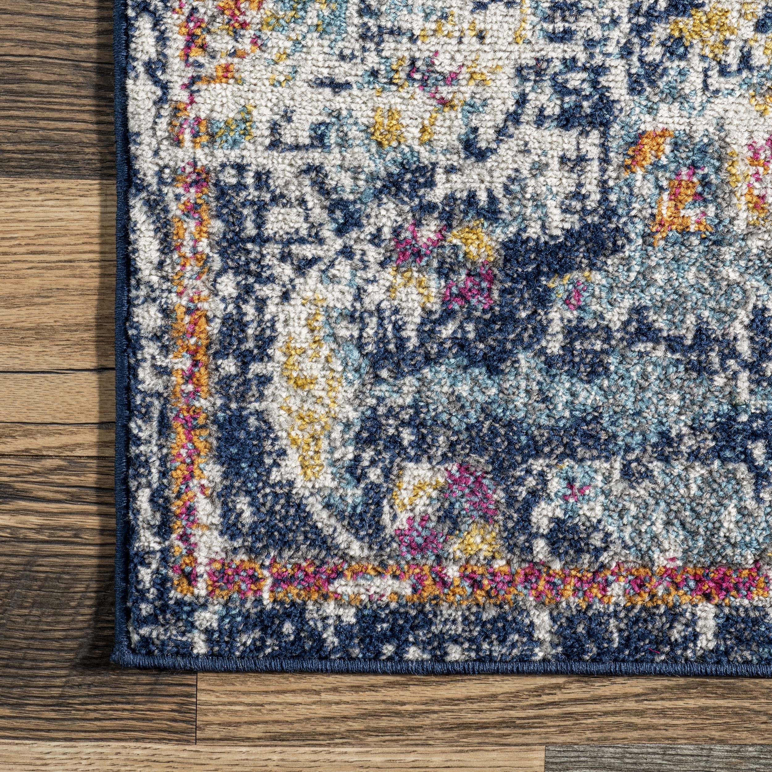 nuLOOM Maranda Transitional Medallion Area Rug, 7x9, Multi