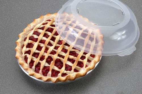 Nordic Ware Natural Aluminum Commercial Hi-Dome Covered Pie Pan and Cake Pan with Lid