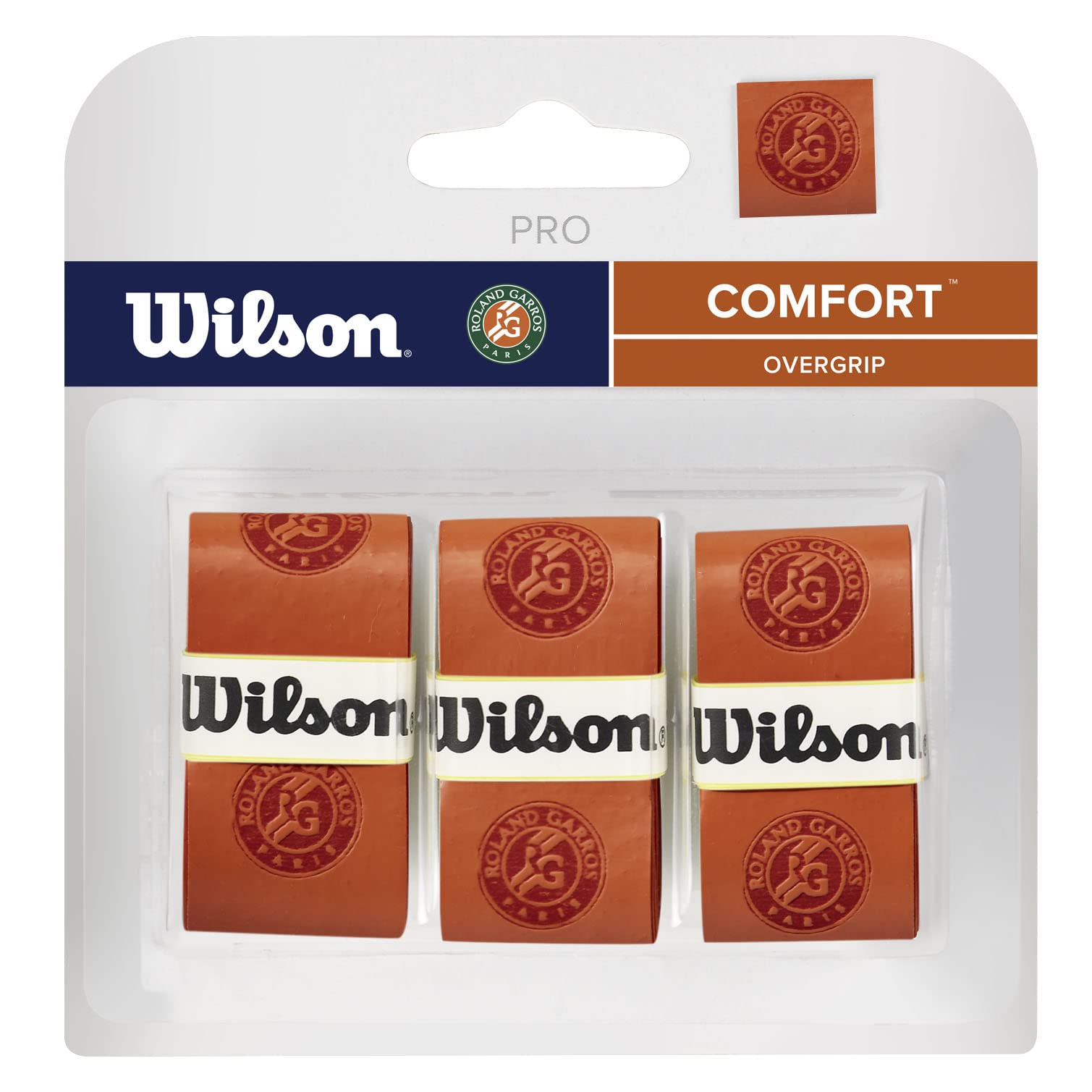 Wilson Roland Garros Pro Overgrip - Pack of 3