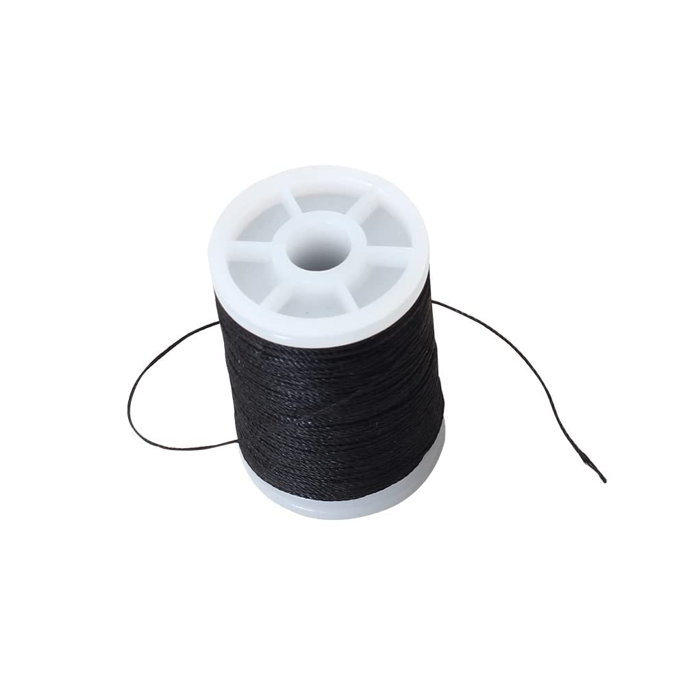 SOPOGER Archery Bowstring Serving Thread Jig 131 yard/120m Durable Nylon Bow Serving String Thread for Compound/Recurve Bow Tying Peep Sight Nock… (Black)