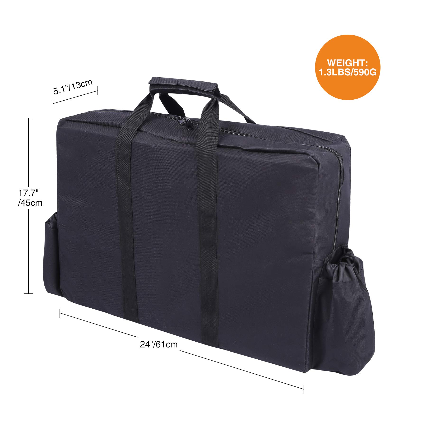REDCAMP Camp Stove Burner Carry Bag, Stove Carry Case Portable for Camping Stove Gas Grill Accessories, 24"L x 5.1"W x 17.7"H