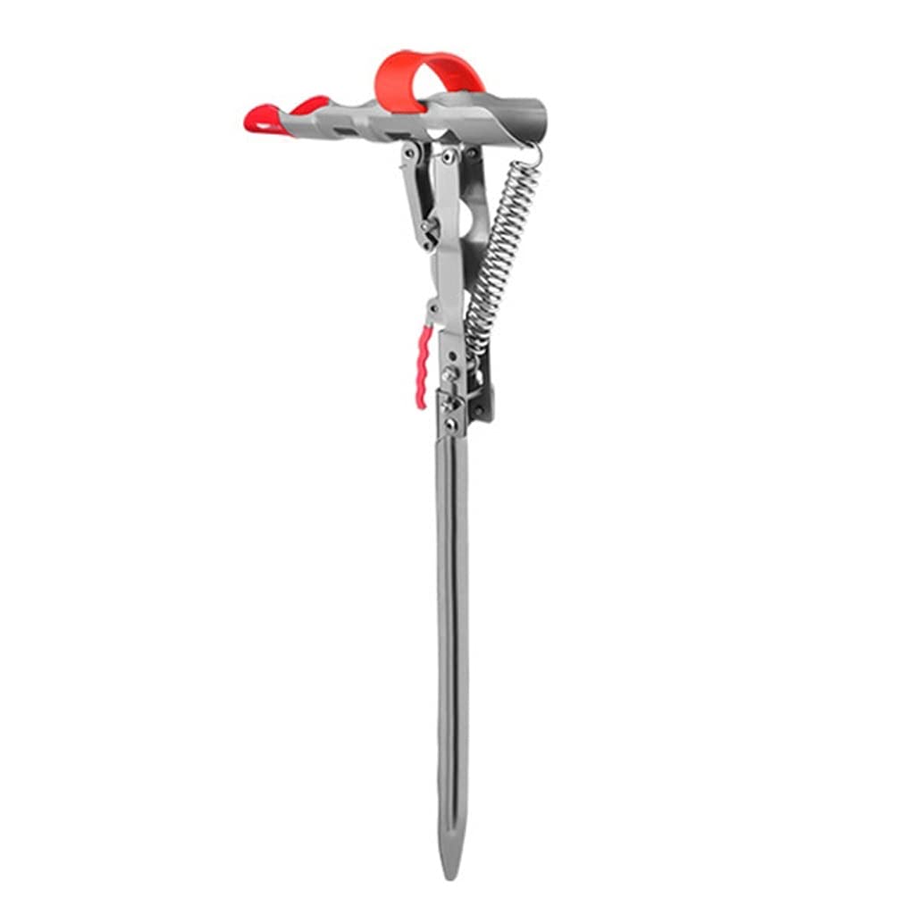 TWDYC Sensitive Fishing Rod Holder Spring Automatic Full Stainless Steel Adjustable Sensitivity Folding Fishing Accessories Bracket