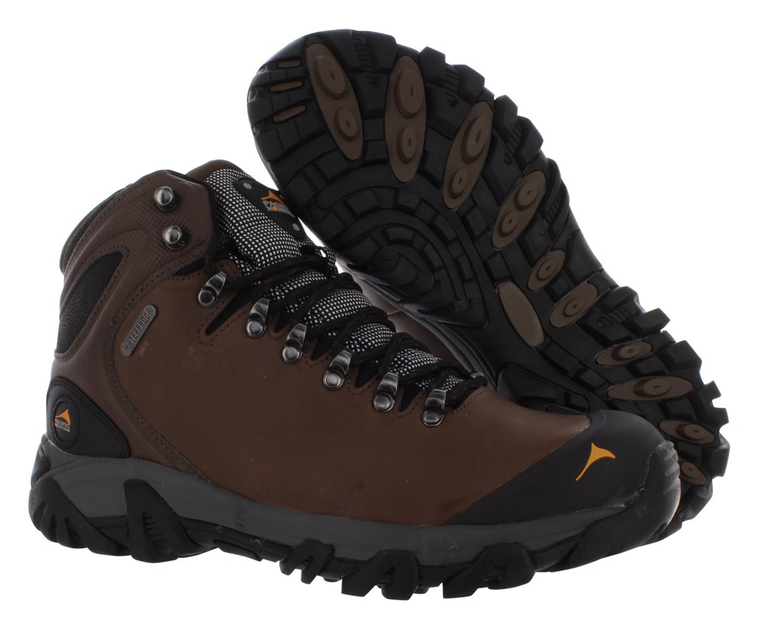 Pacific Mountain Men's Hiking Boots, Chocolate, 10.5