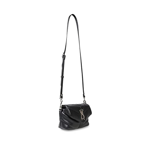 Steve Madden womens Steve Madden TOY Crossbody Bag, Black, One Size US