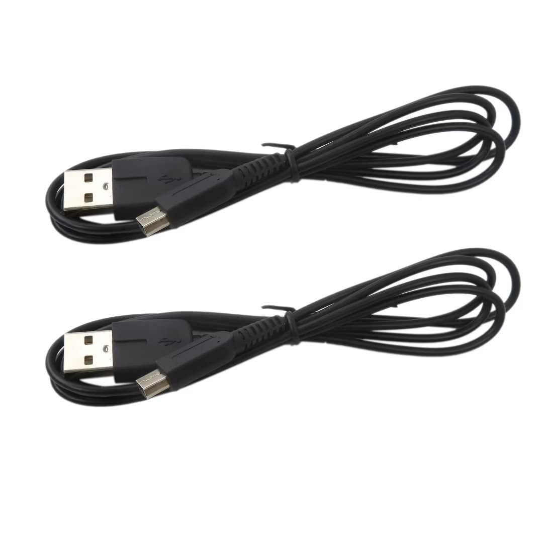 Xspeedonline 2Pcs USB Power Charger Charging Cable for Nintendo 3DS DSi NDSI XL PADA A126, Allows Charge and Play Simultaneously
