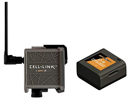 SpyPoint Cell-Link V Verizon LTE Universal Trail Camera Cellular Adapter with LIT-10 Rechargeable Removable Battery