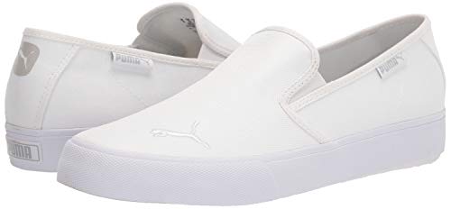 PUMA Bari Slip-On Cat Puma White/Puma White 9.5 B (M)