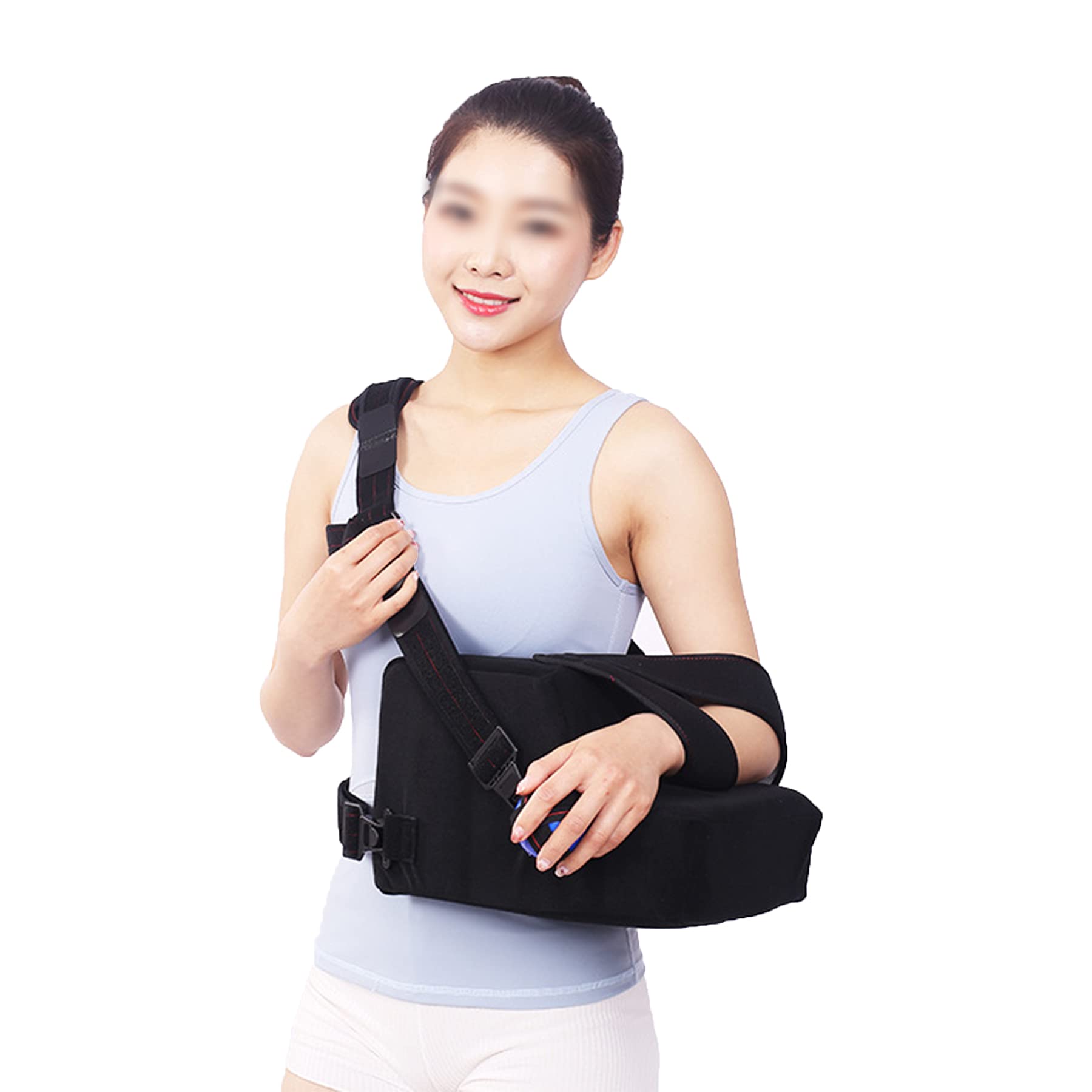 Shoulder Immobilizer Torn Rotator Cuff Sublexion Surgery Dislocated Available Immobilizer for Broken Arm Wrist Elbow Shoulder Injury for Injury Support for Women and Men,Left