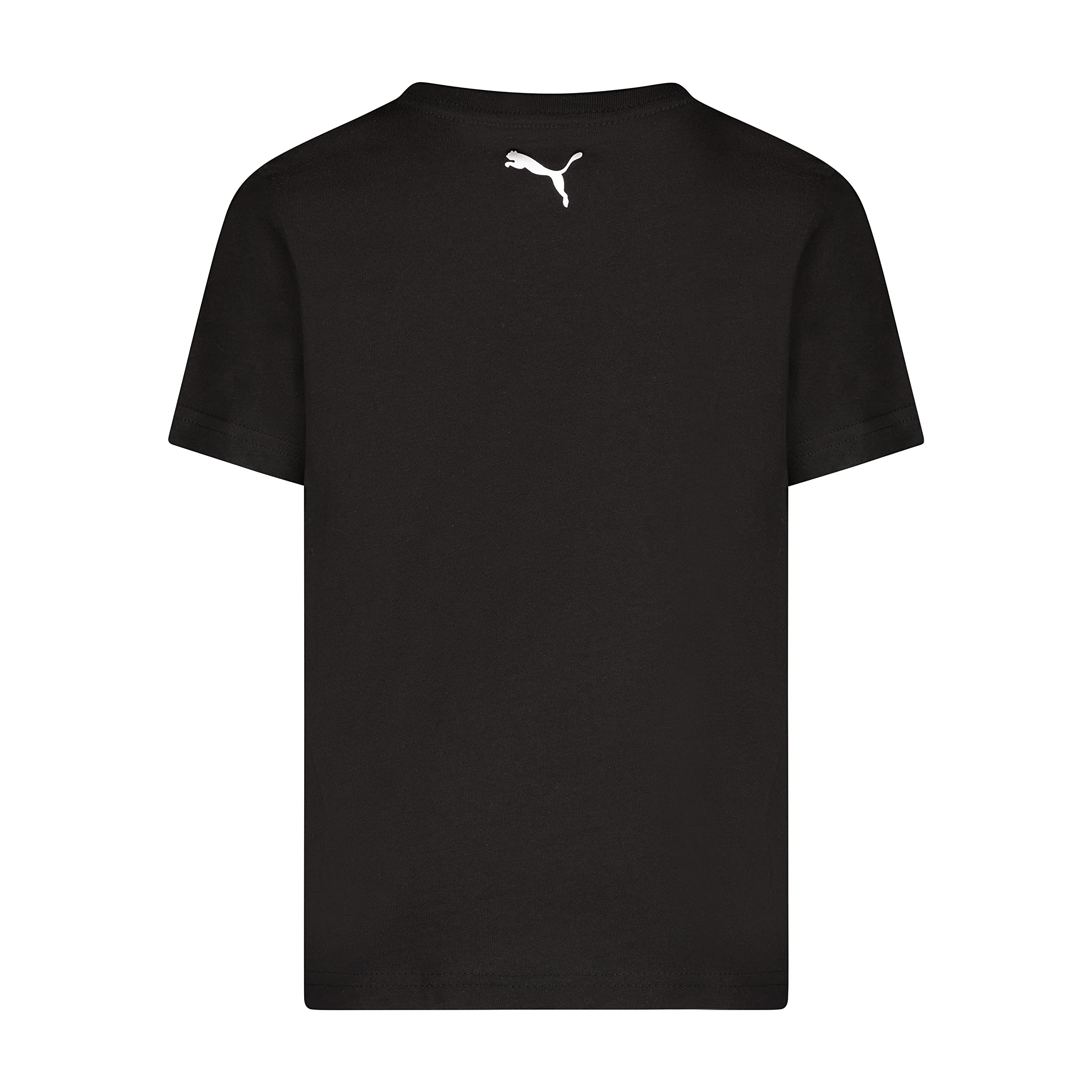 PUMA Boys' No. 1 Logo T-Shirt, Black, Medium