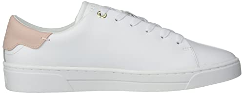 Ted Baker Women's TARLIAH Sneaker, White-Pink, 8