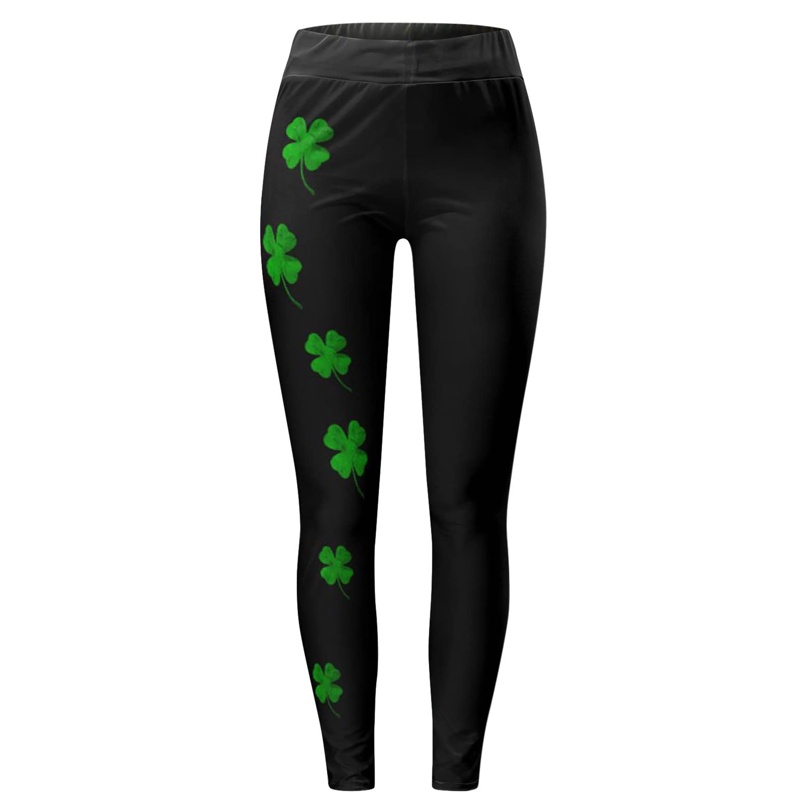 Women's St. Patrick's Day Irish Green Shamrock Leggings Athletic Leggings Butt Lifting Ultra Soft Skinny Pant