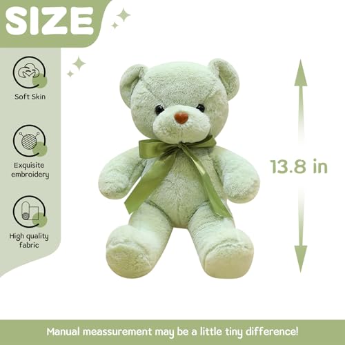 VYUSIT Teddy Bear Stuffed Animals 13.4" Soft Cuddly Stuffed Plush Teddy Bear Cute Plush Toys for Birthday Christmas New Year Valentineās Day Wedding Party