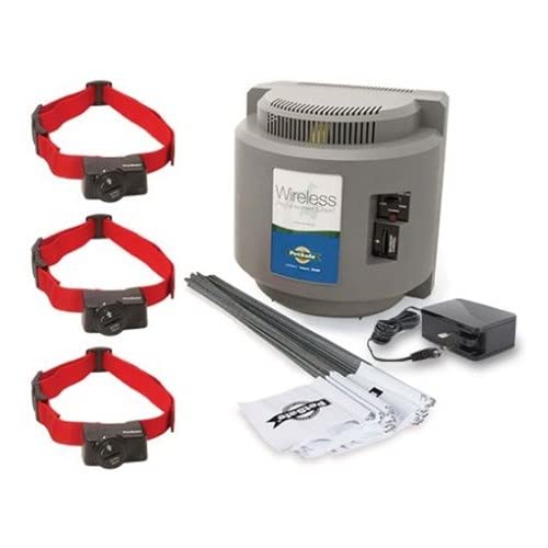 PetSafe PIF-300-3 Wireless Pet Containment System Keeps Pets Happier Covering an Area up to ½ Acre