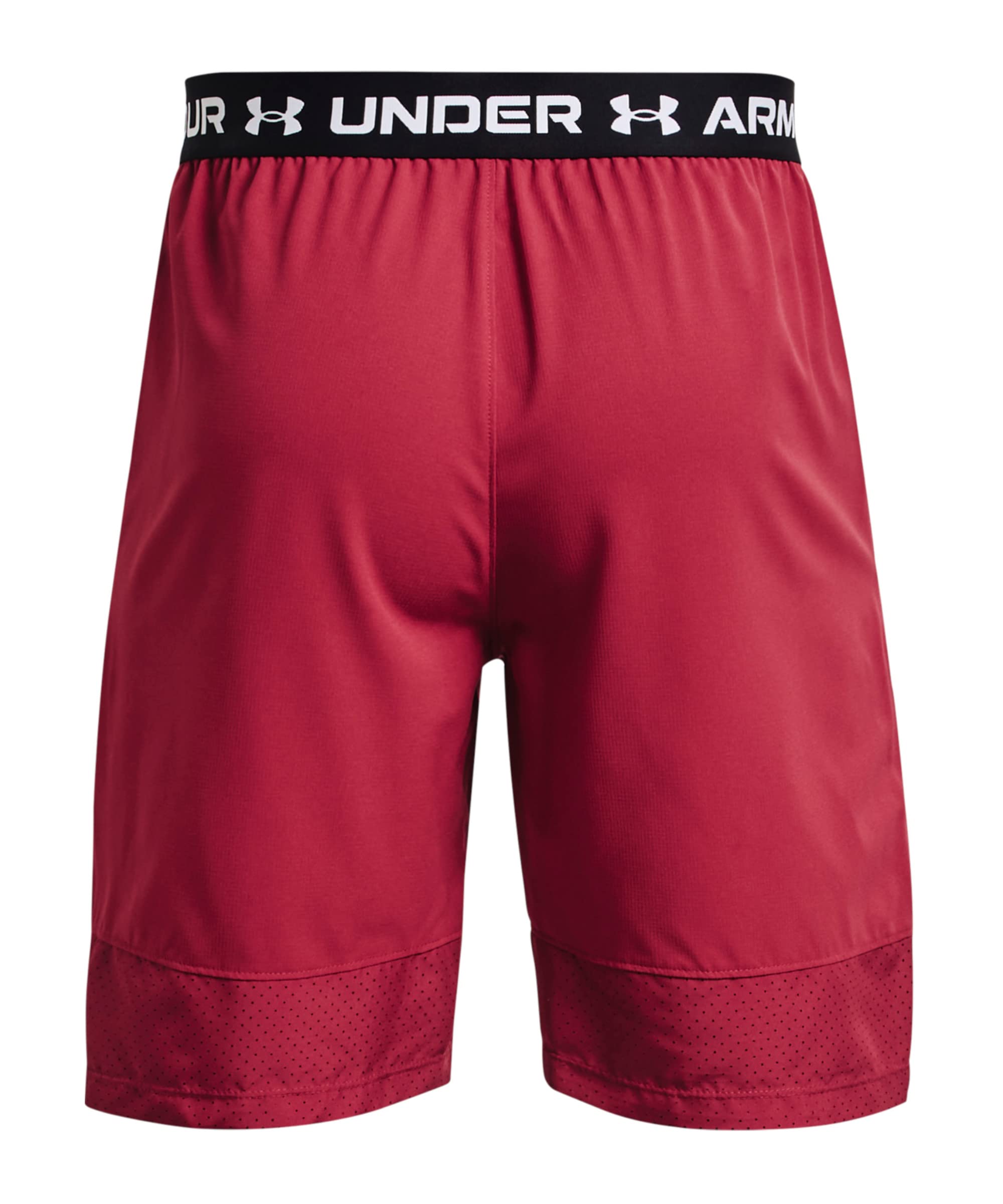 Under Armour Men's Vanish Woven Athletic Training Shorts (as1, Alpha, l, Regular, Regular, Black Rose/White)
